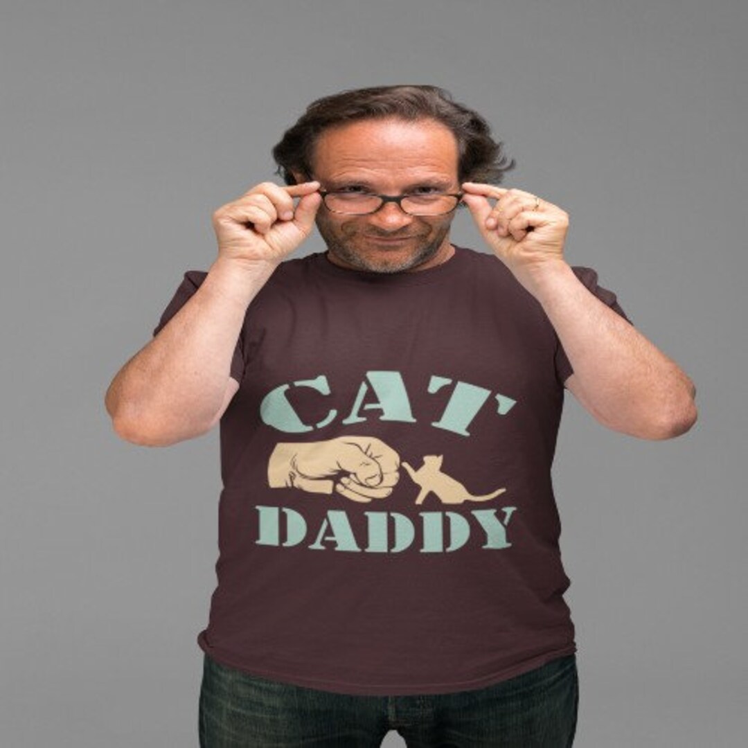 Cat Daddy Shirt Perfect Father's Day Gift for Him - Etsy