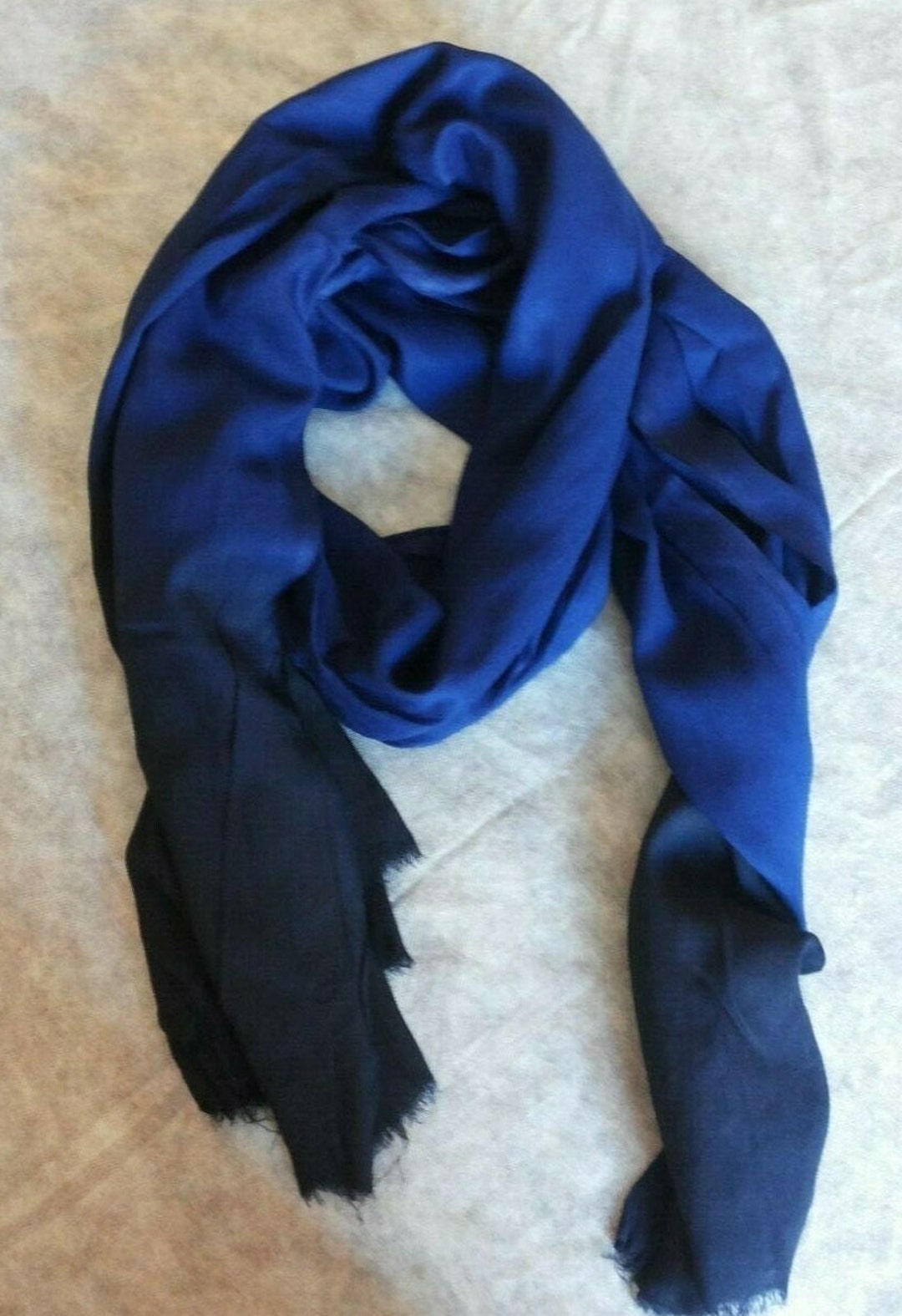 Moroccan Berber Tuareg Scarf, Authentic Indigo Blue Headgear From ...