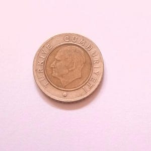 Turkish Coins Vintage Money Old Pcs 50 Kurus 2009 Very Rare Old ...