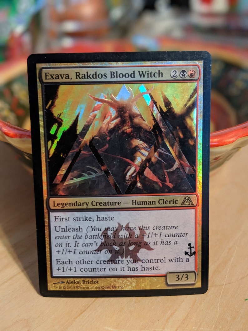 MTG Exava, Rakdos Blood Witch Foil Peel Alter - Etsy