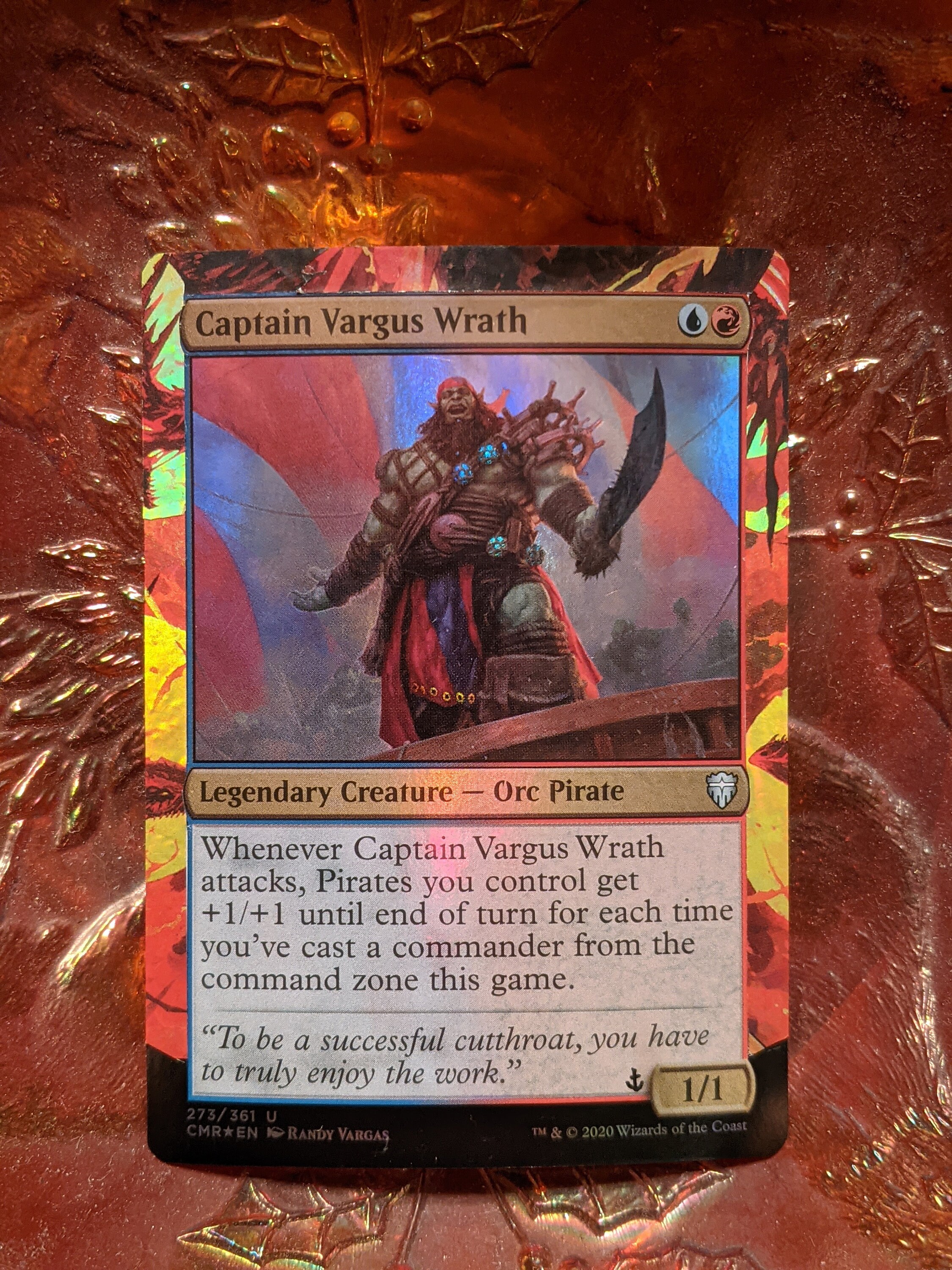 MTG Captain Vargus Wrath Foil Peel Alter - Etsy.de