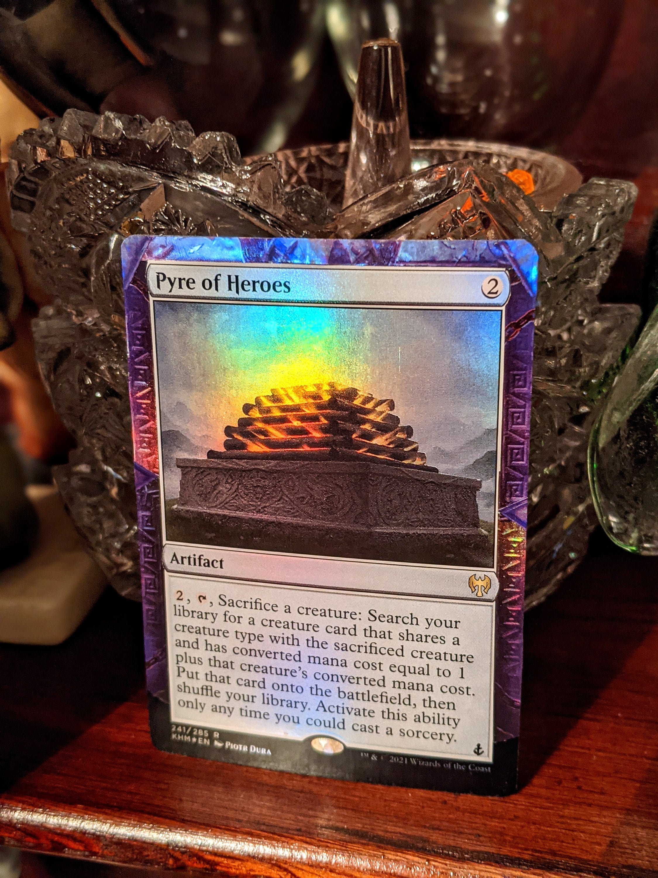 MTG Pyre of Heroes Foil Peel Alter - Etsy