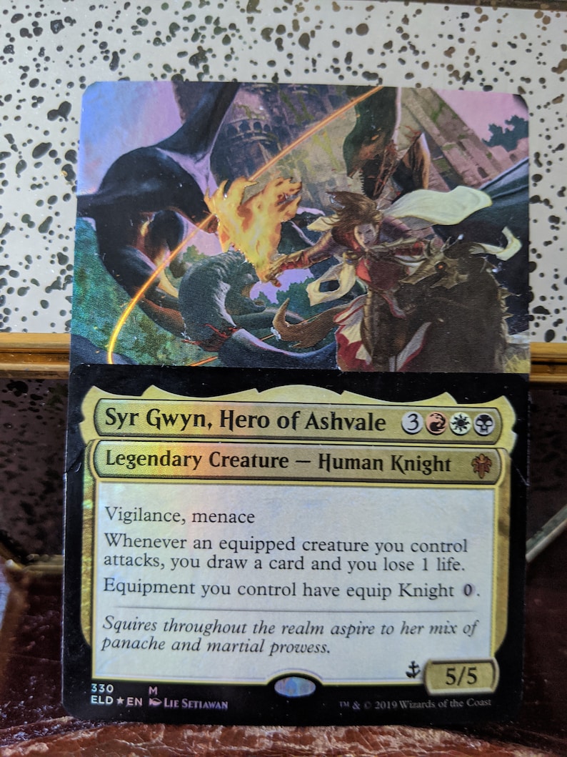 MTG Syr Gwyn, Hero of Ashvale Foil Peel Alter - Etsy