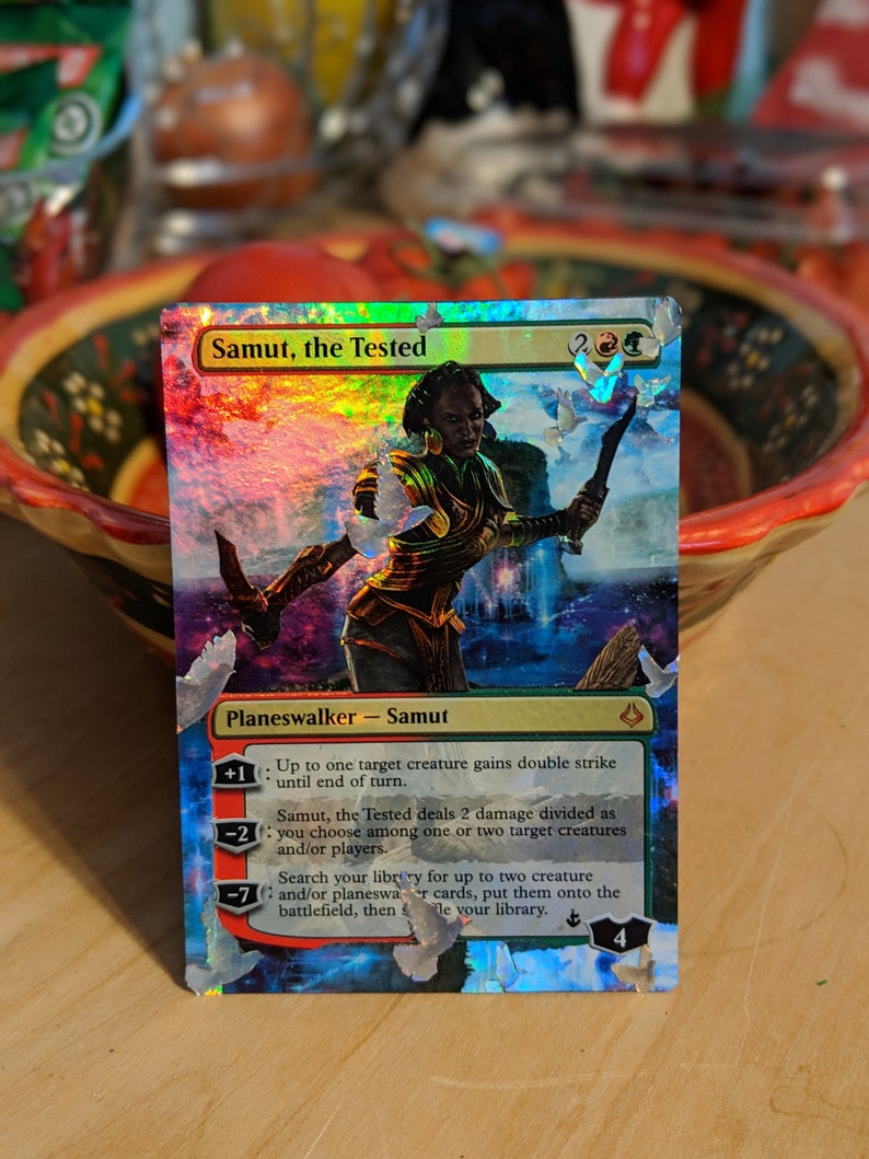 MTG Samut, the Tested Foil Peel Alter - Etsy