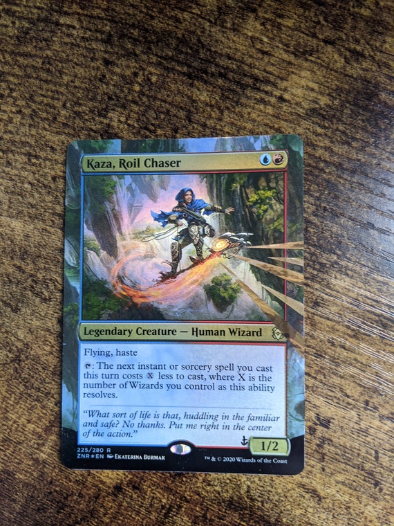 MTG Kaza Roil Chaser Foil Peel Alter | Etsy Italia