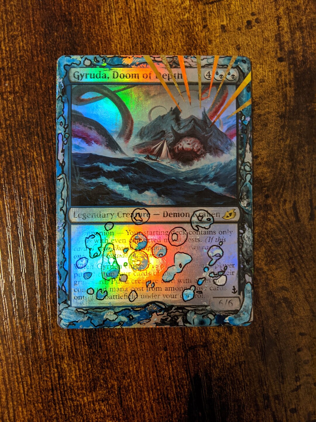 MTG Gyruda, Doom of Depths Foil Peel Alter - Etsy