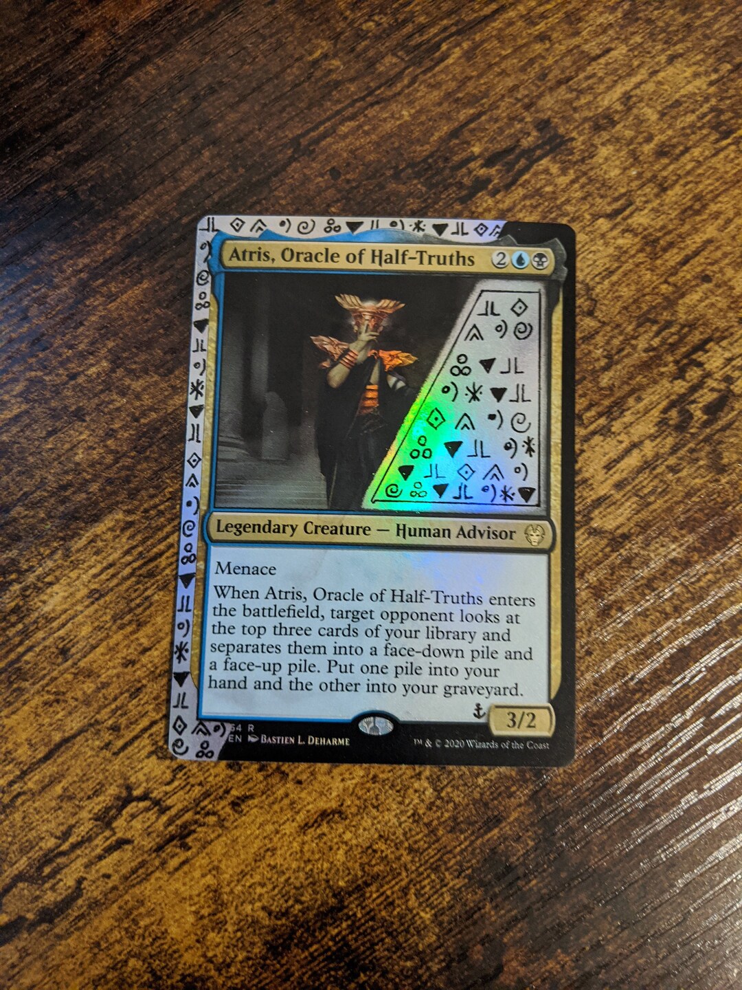 MTG Atris, Oracle of Half-truths Foil Peel Alter - Etsy