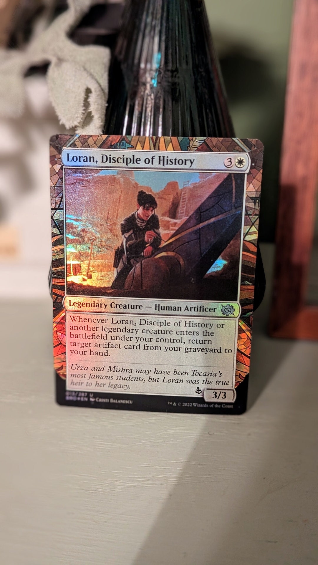 MTG Loran, Disciple of History Foil Peel Alter - Etsy