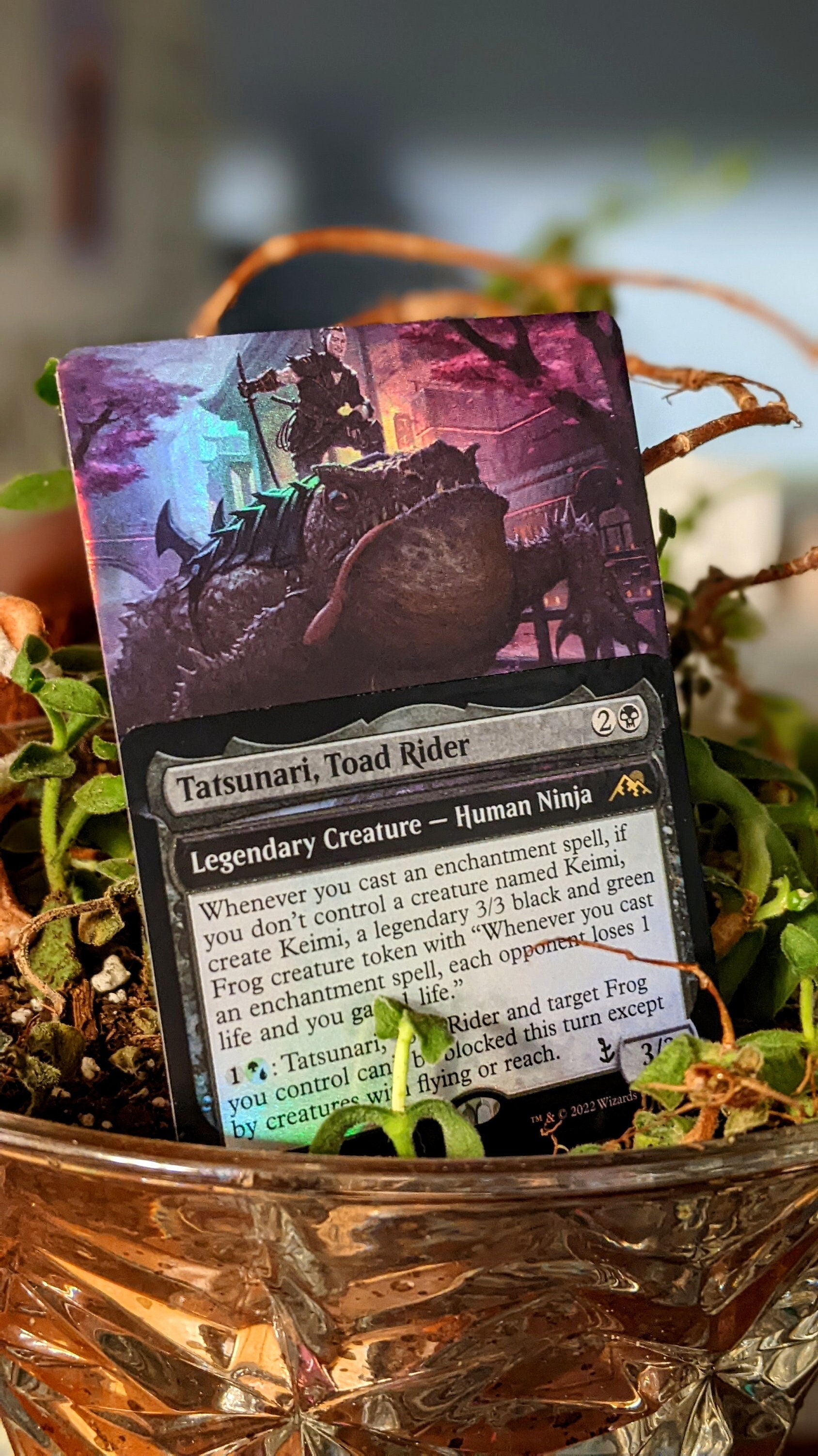 MTG Tatsunari, Toad Rider Foil Peel Alter - Etsy