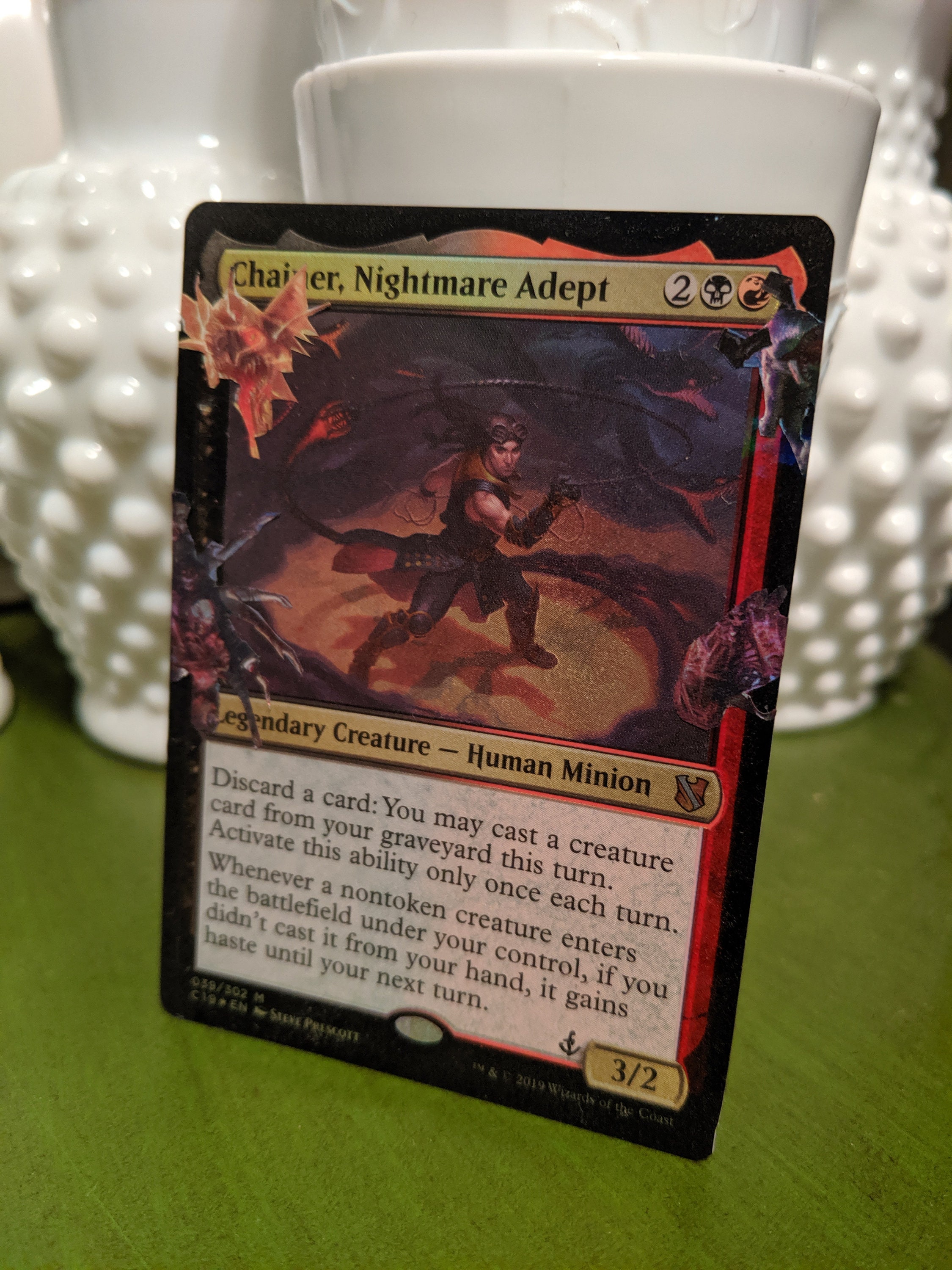 MTG Chainer, Nightmare Adept Foil Peel Alter - Etsy