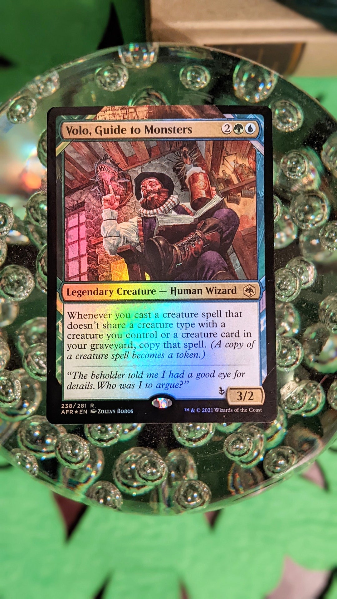 MTG Volo, Guide to Monsters Foil Peel Alter - Etsy