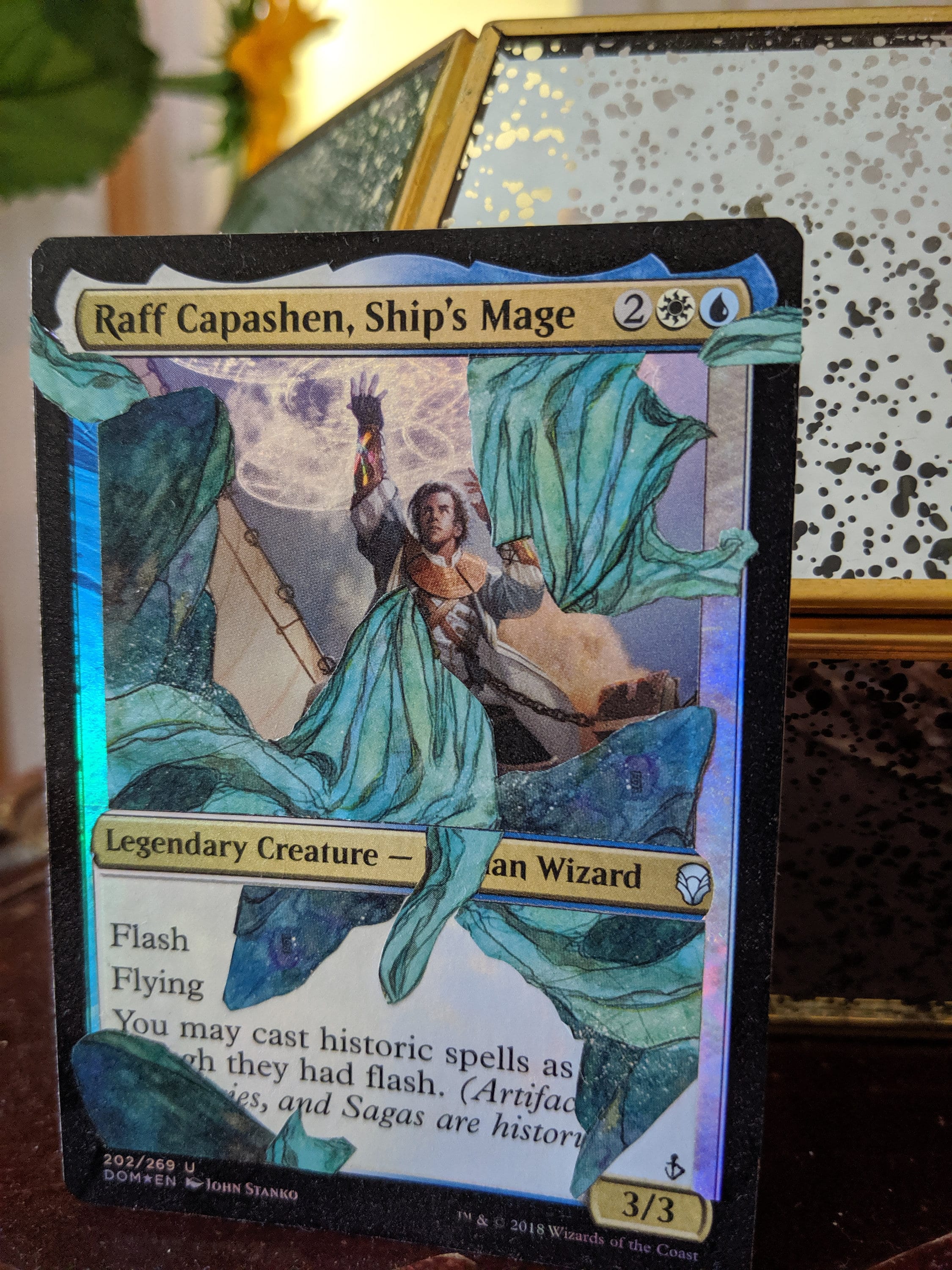MTG Raff Capashen, Ship's Mage Foil Peel Alter - Etsy Italia