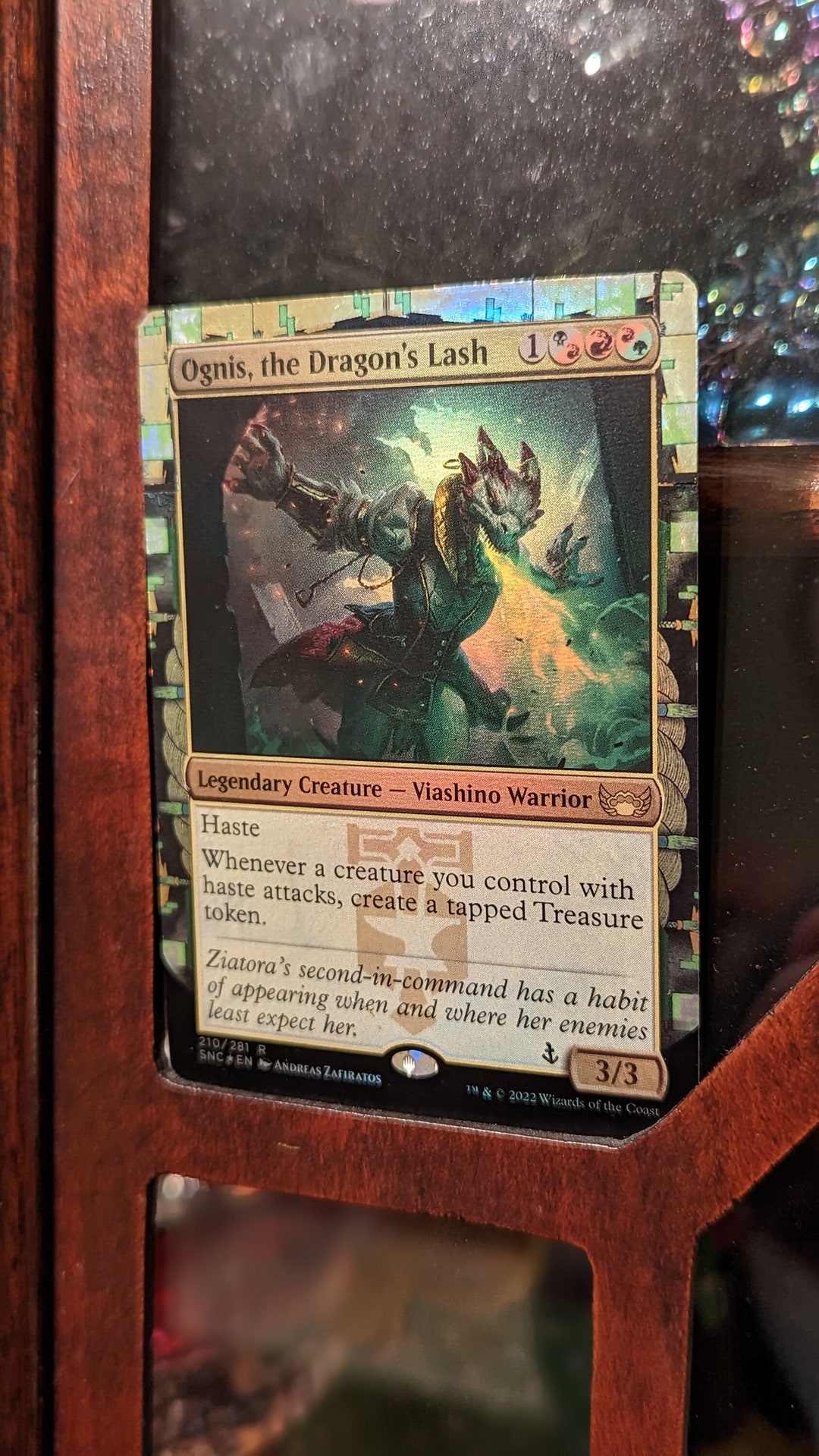 MTG Ognis, the Dragon's Lash Foil Peel Alter - Etsy