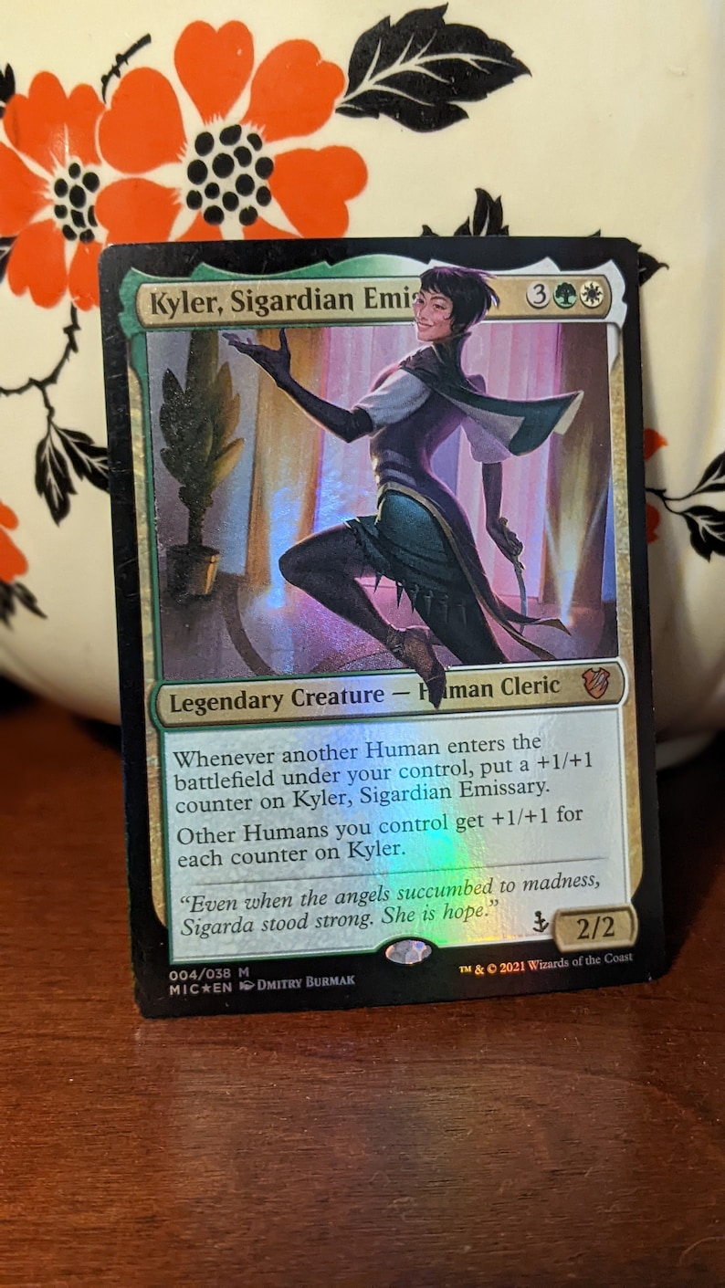 MTG Kyler, Sigardian Emissary Foil Peel Alter - Etsy
