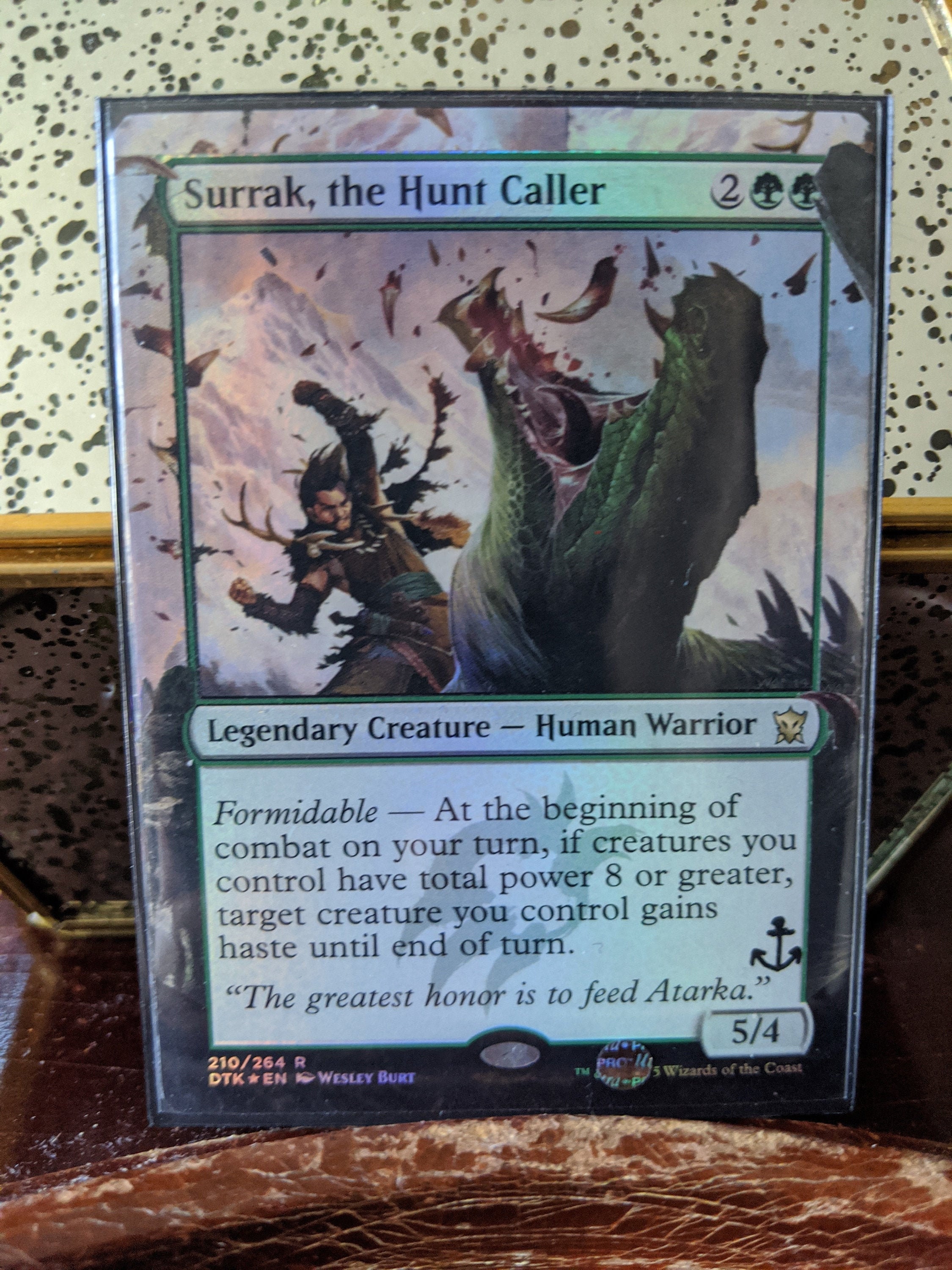 MTG Surrak le Hunt Caller Foil Peel Alter - Etsy France