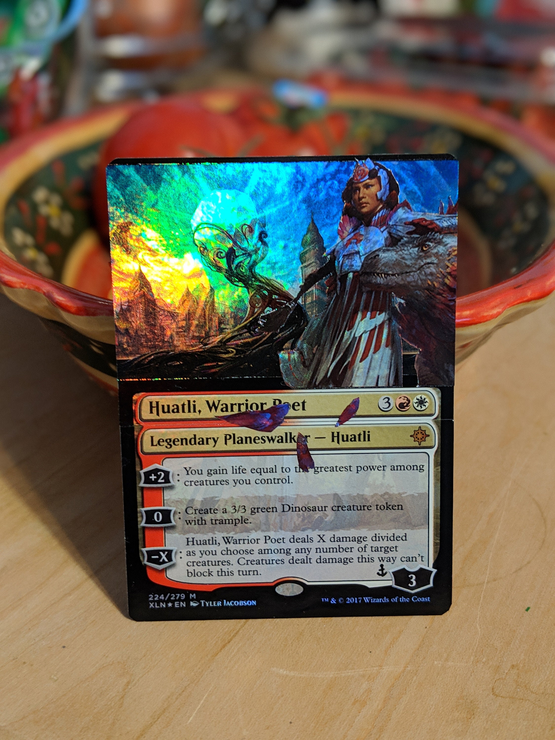 MTG Huatli, Warrior Poet Foil Peel Alter - Etsy UK
