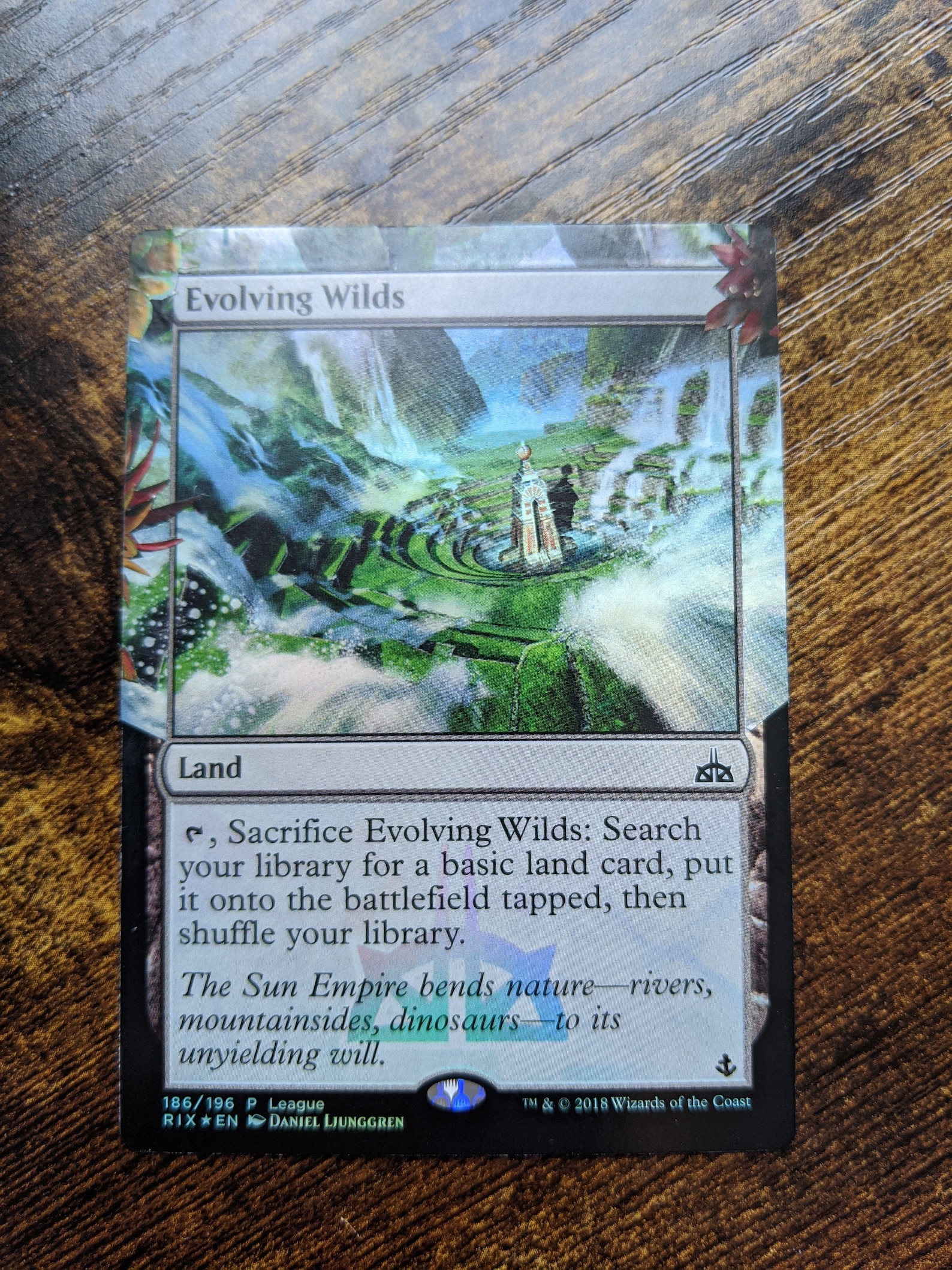 MTG Evolving Wilds Foil Peel Alter - Etsy