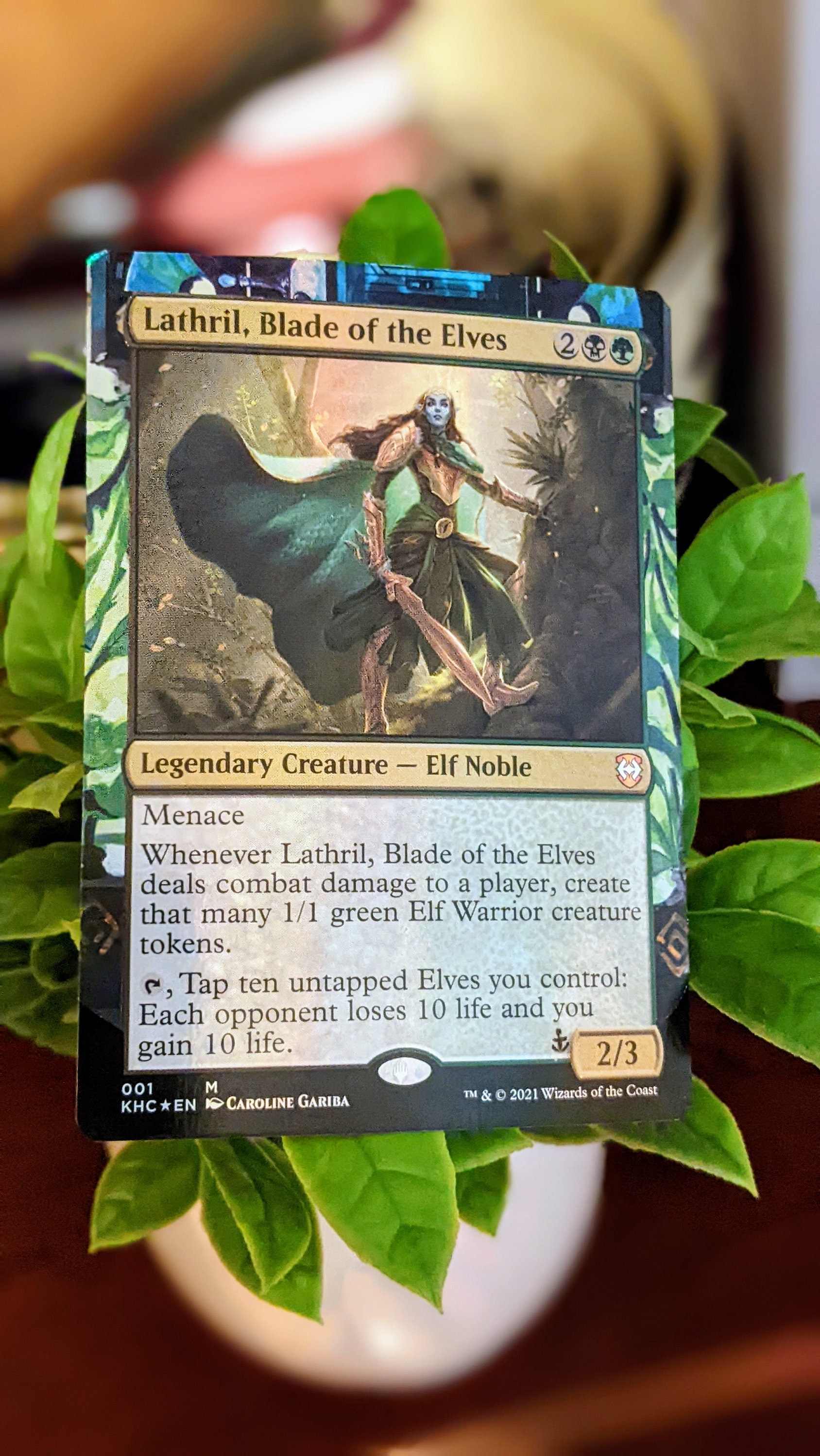 MTG Lathril, Blade of the Elves Foil Peel Alter - Etsy