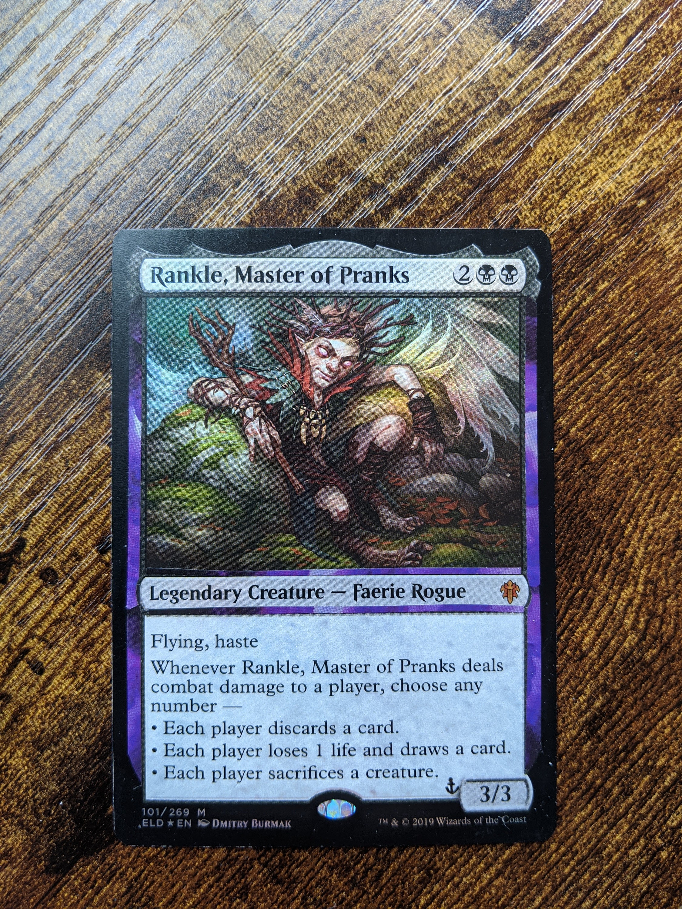 MTG Rankle, Master of Pranks Foil Peel Alter - Etsy