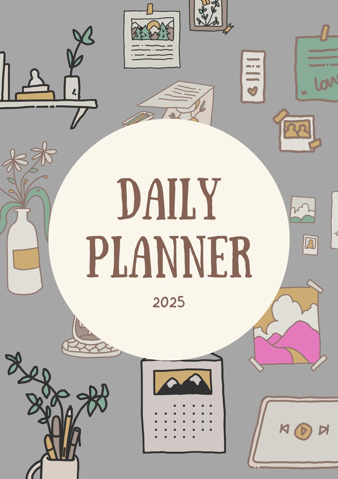 Digital Planner 2025 Download Electronic Daily Planner & Scheduler for ...