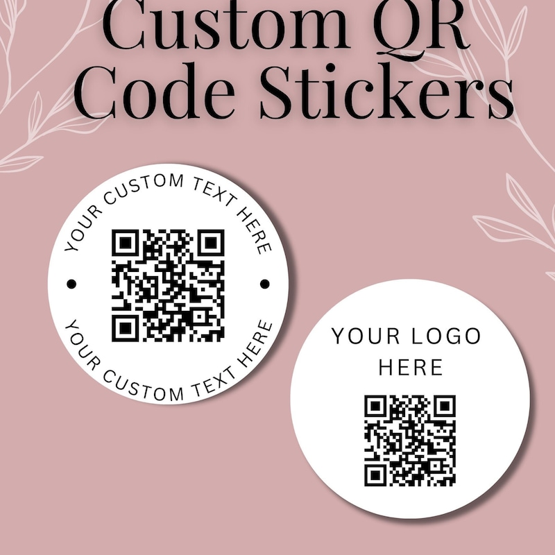 Qr Code Stickers - Etsy