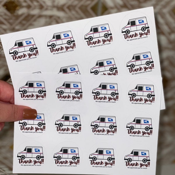 Usps Thank You Stickers - Etsy