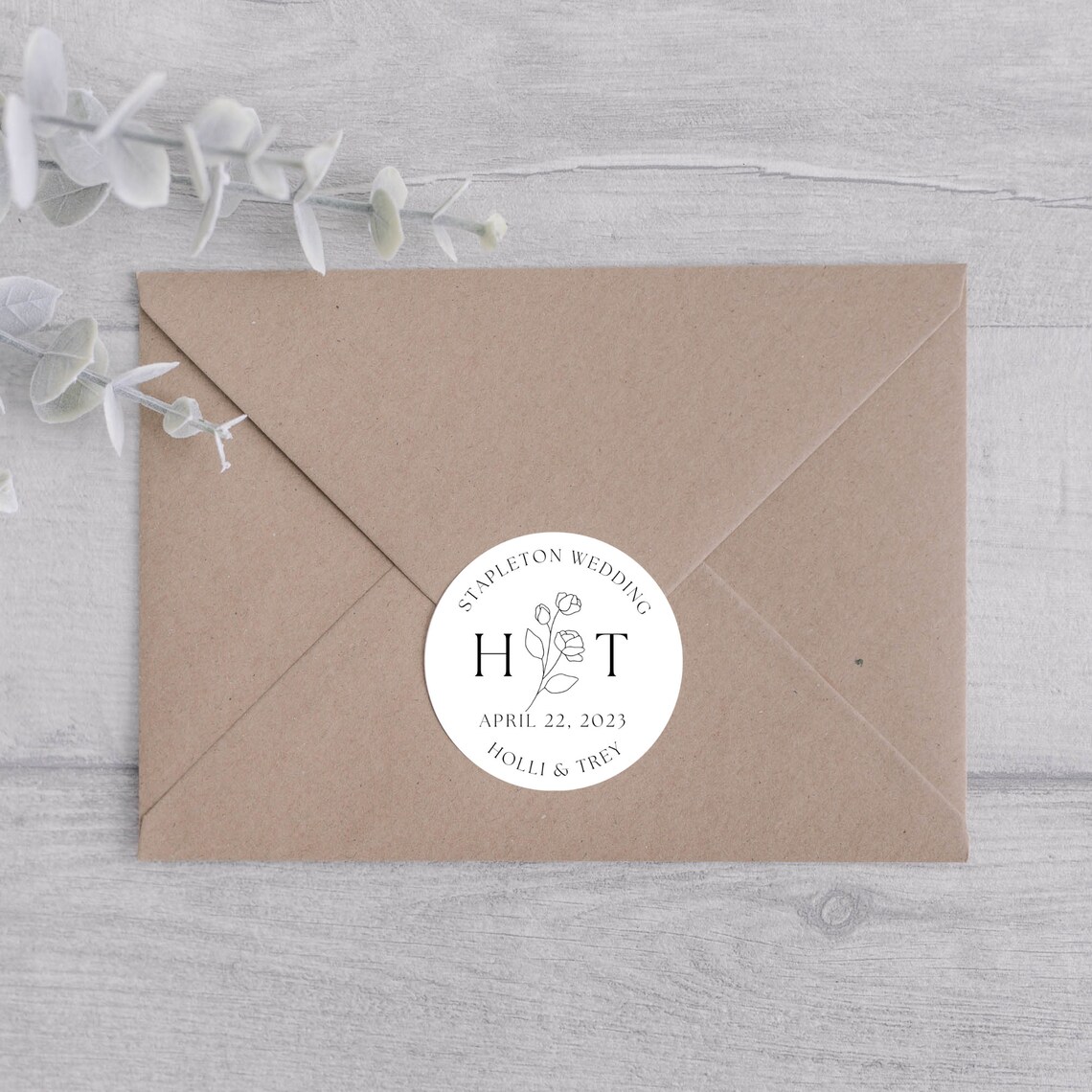 Wedding Stickers, Wedding Couple Name Labels, Custom Wedding Stickers ...