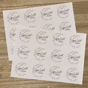 Personalized Round Business Logo Stickers | Personalized Stickers ...