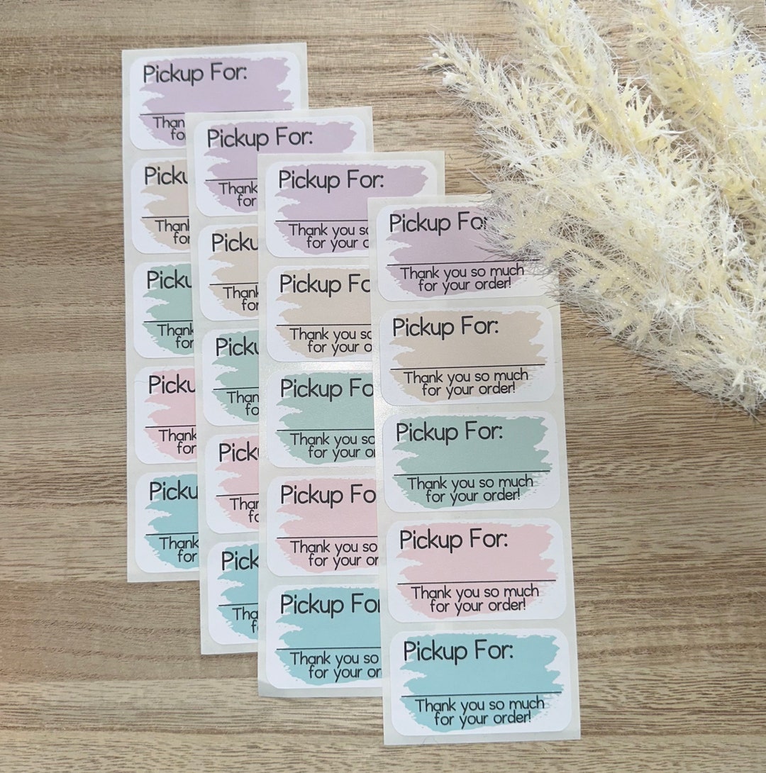 Pickup for Sticker | Small Business Stickers | Local Pickup Stickers ...