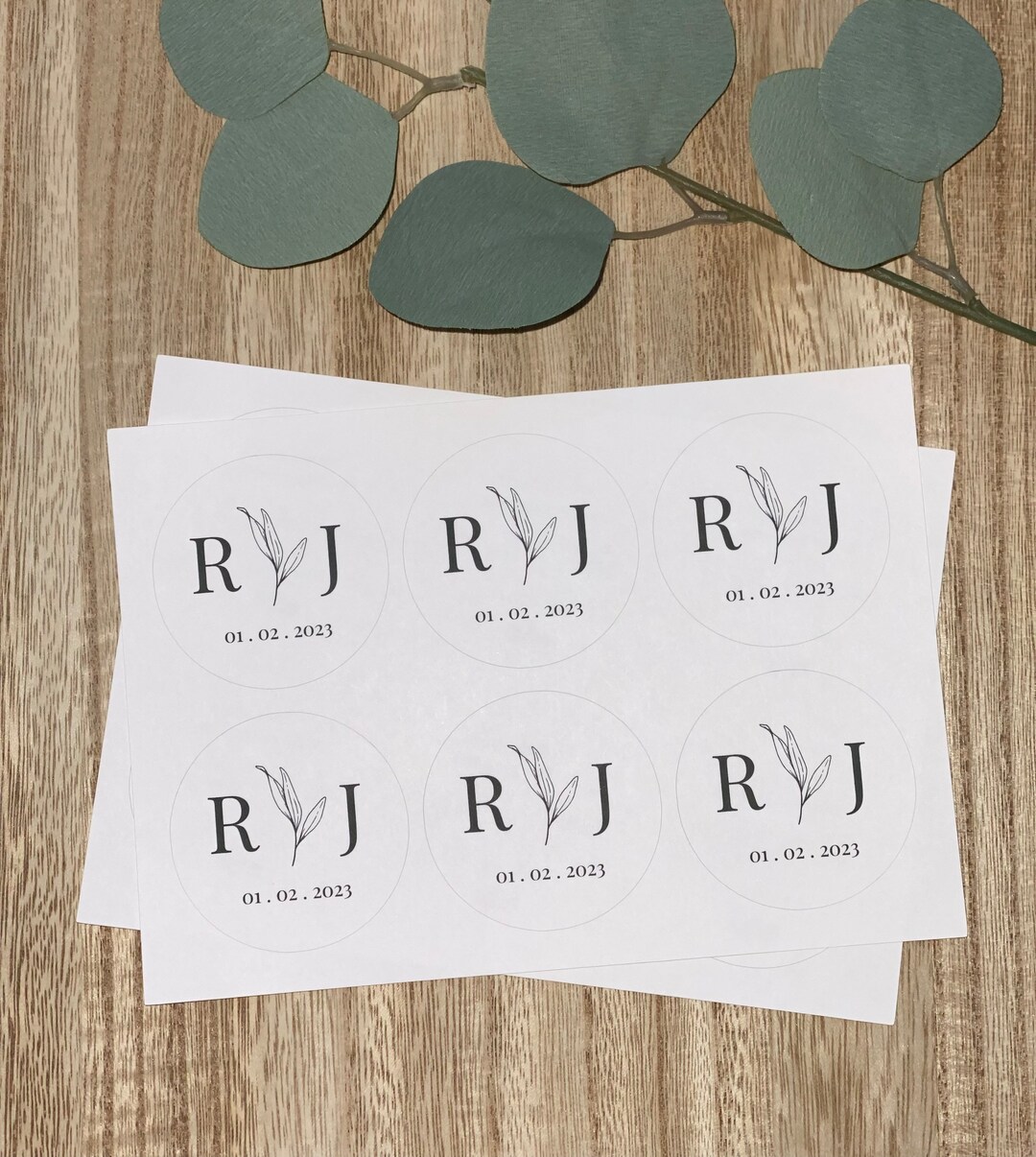 Personalized Wedding Stickers, Favor Labels, Custom Labels, Round Favor ...