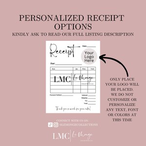 Personalized Small Business Receipts | Receipts for Small Businesses ...