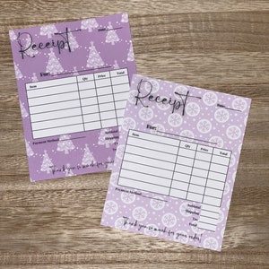 Small Business Receipts | Receipts for Small Businesses | Order Form ...