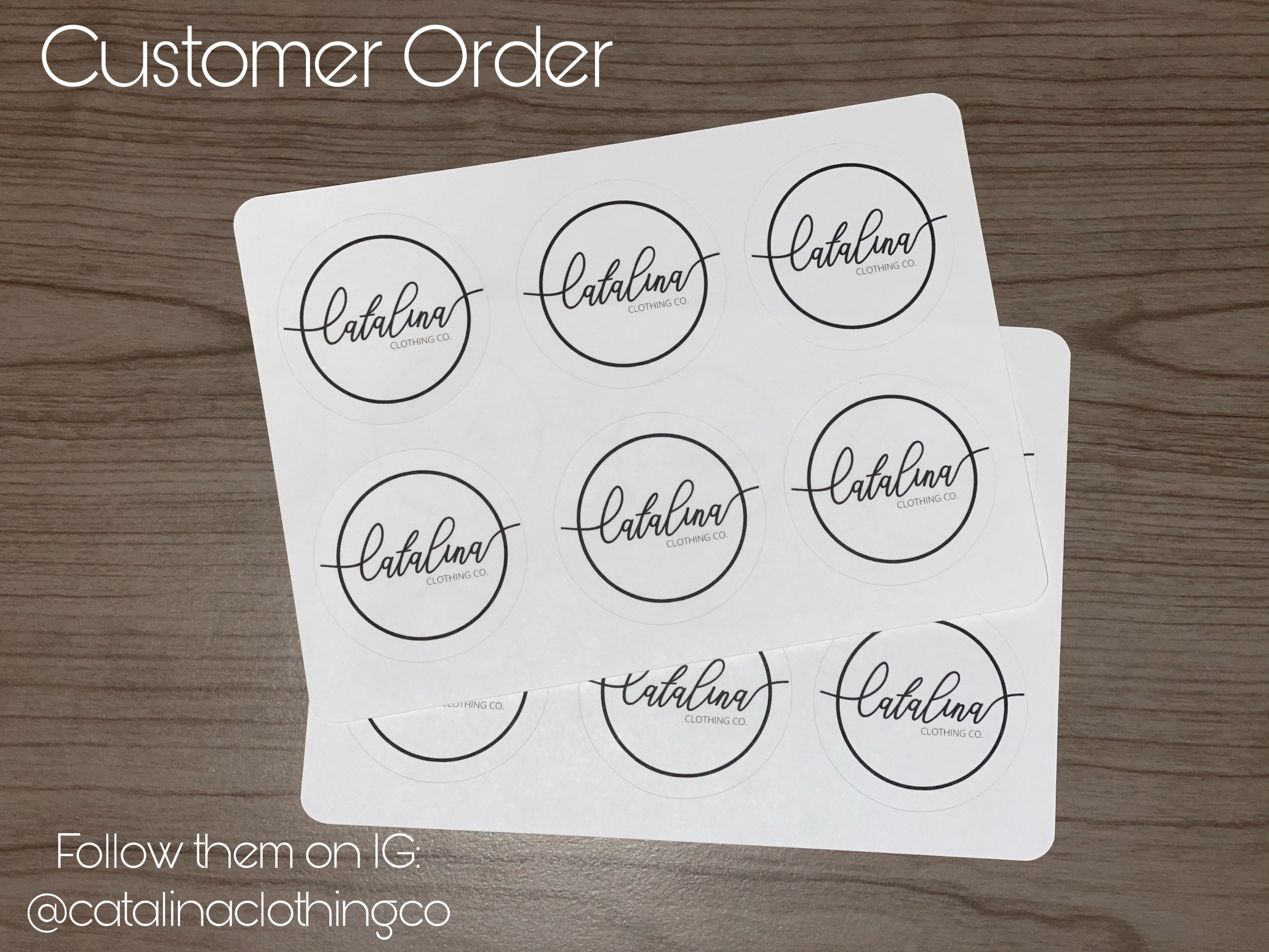 Personalized Round Business Logo Stickers Custom Stickers - Etsy