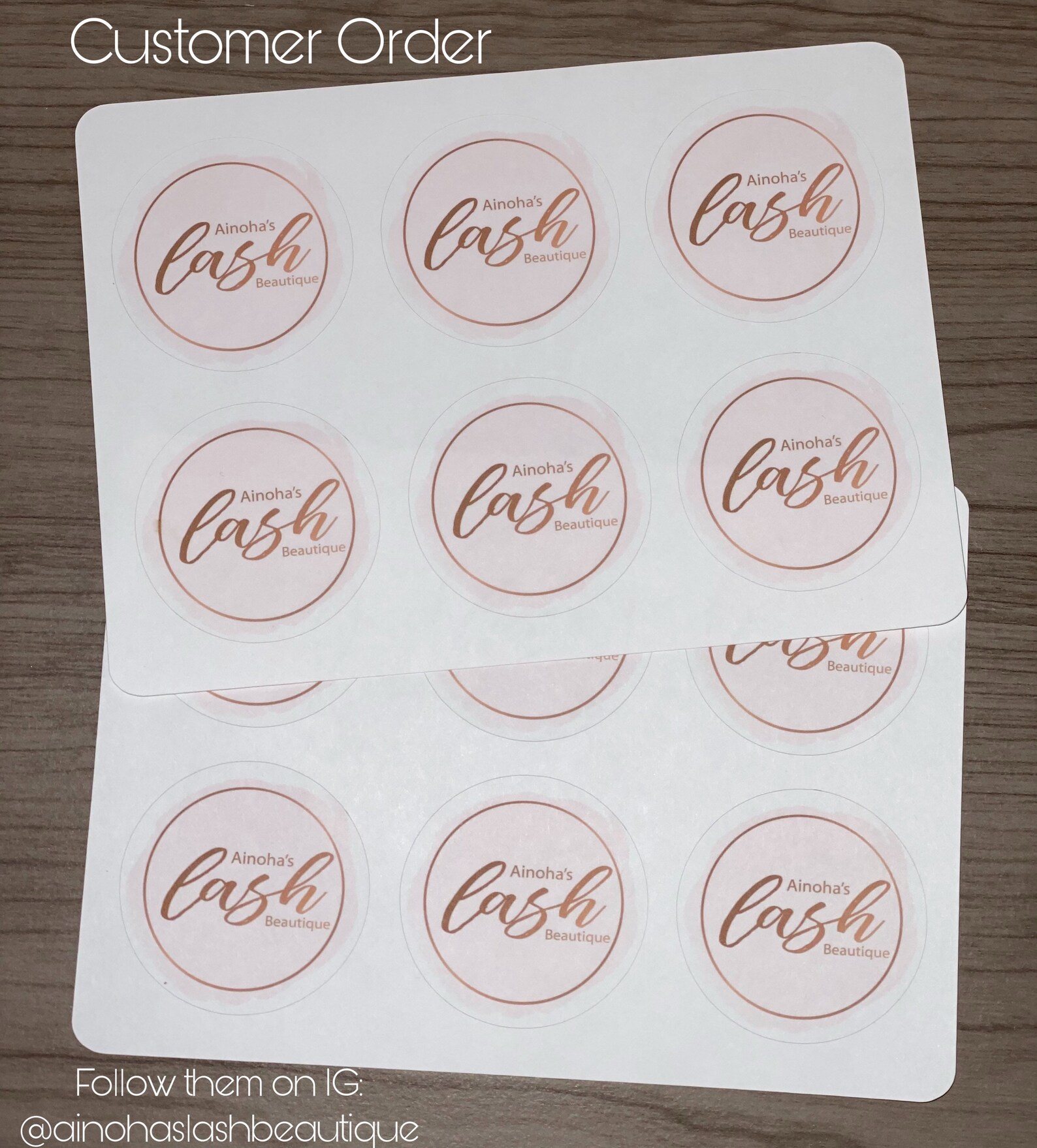 Personalized Round Business Logo Stickers Custom Stickers - Etsy