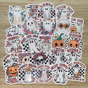 Halloween Sticker Pack, Cute Spooky Sticker Pack, Waterproof Vinyl ...