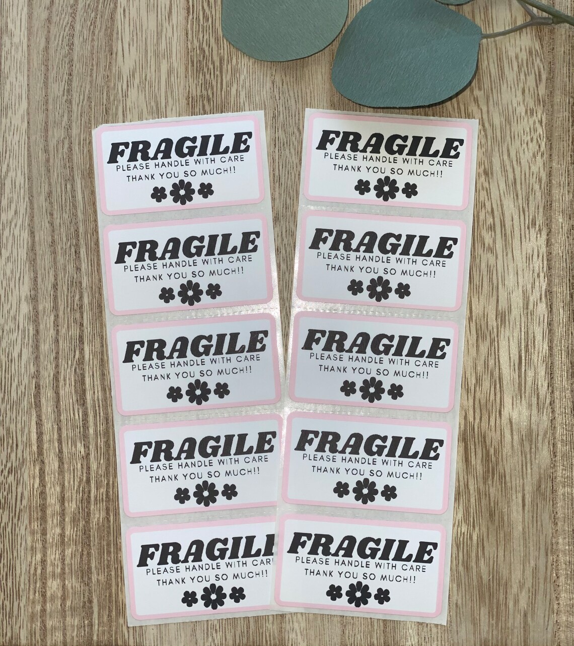 Please Do Not Bend Stickers Fragile Packaging Labels Thank - Etsy