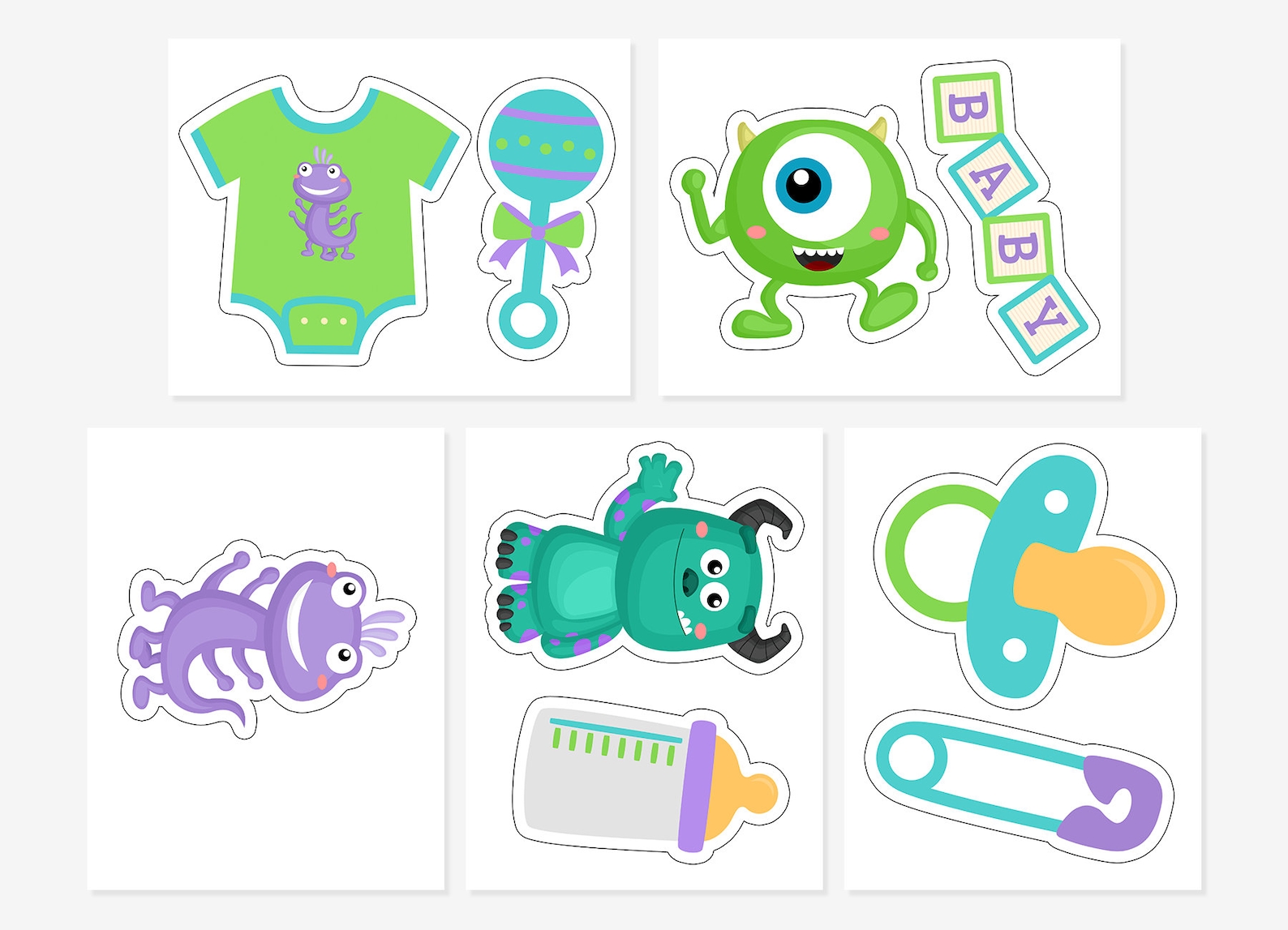 Monsters Inc Baby Shower | Monsters Inc Baby Shower Printable | Instant ...
