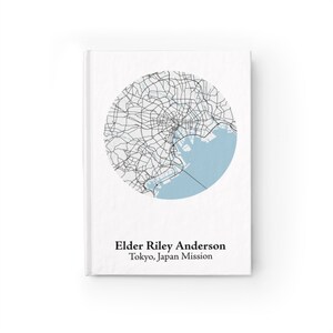 Custom Map Journal Personalized Name Notebook Journal - Etsy