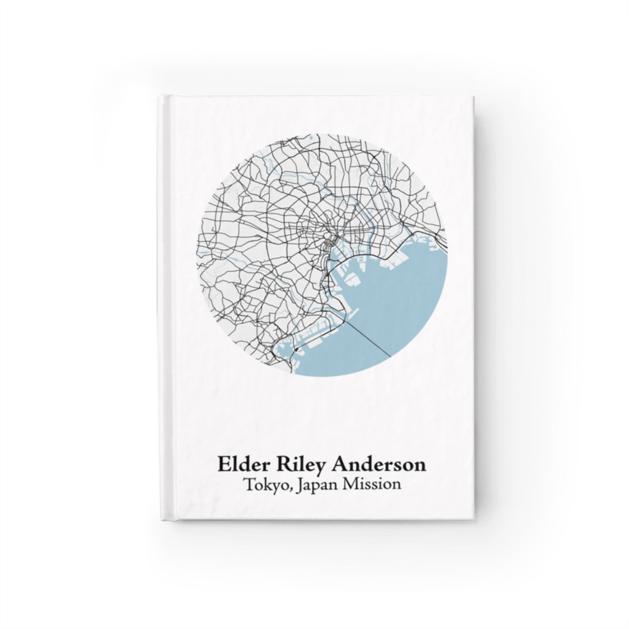 Custom Map Journal Personalized Name Notebook Journal - Etsy