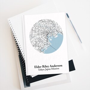 Custom Map Journal Personalized Name Notebook Journal - Etsy