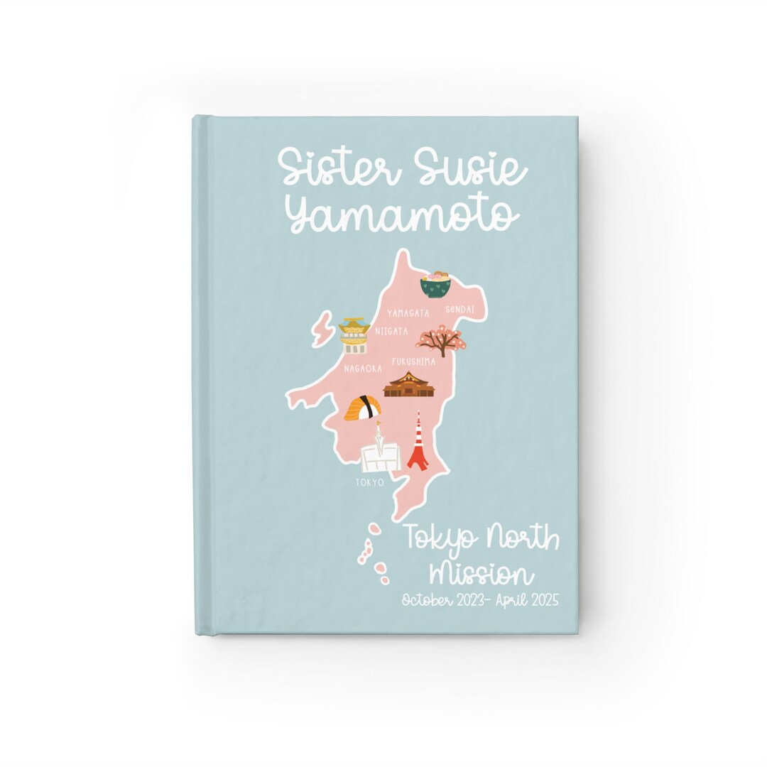 Illustrated Mission Journal, Personalized Custom Sister Missionary ...
