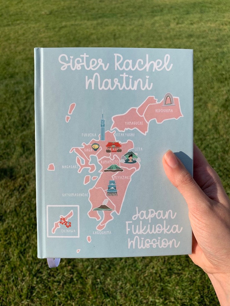 Illustrated Mission Journal, Personalized Custom Sister Missionary ...