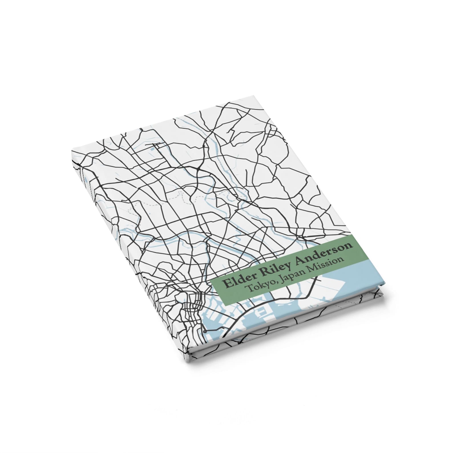 Custom Map Journal, Personalized Name Notebook Journal, Missionary ...