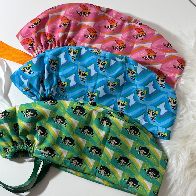 Scrub Cap Power Puff Girl - Etsy