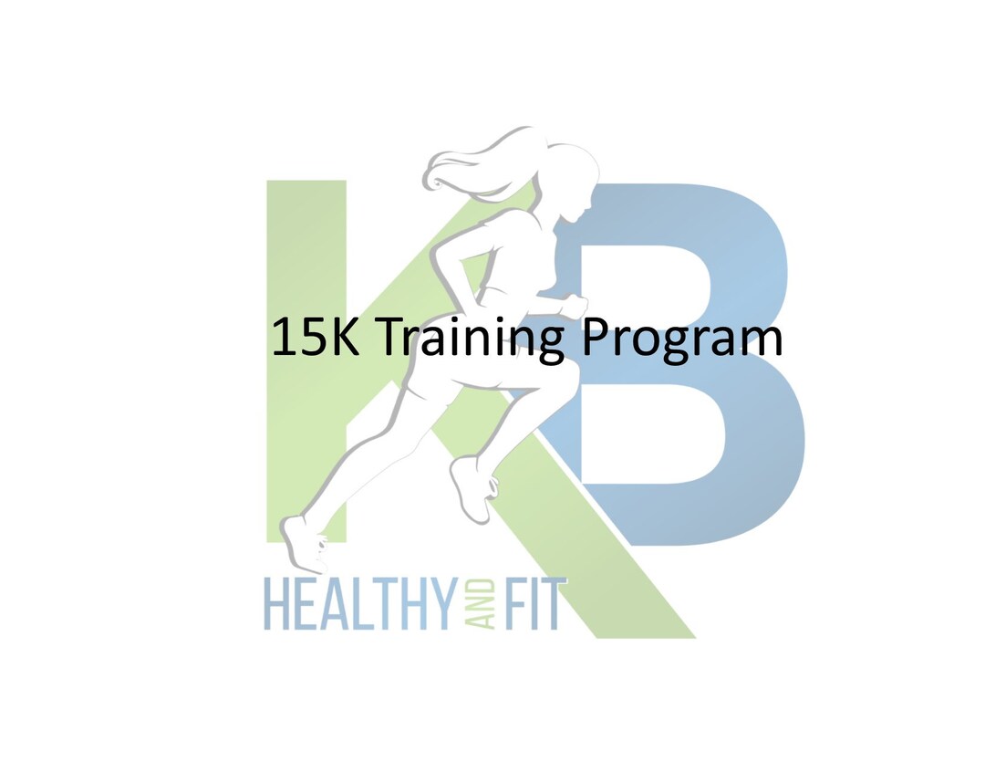 15K Race Training Program - Etsy