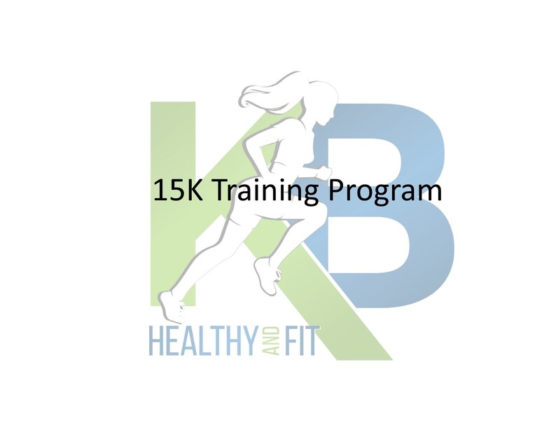 15K Race Training Program - Etsy