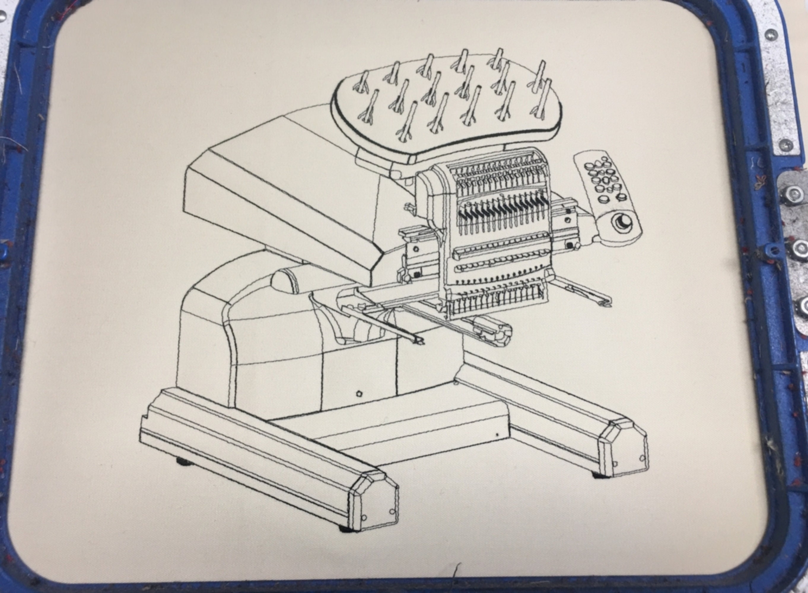 2 Melco EMT16 Embroideries, Machine Embroidery, Melco EMT16 Machine ...