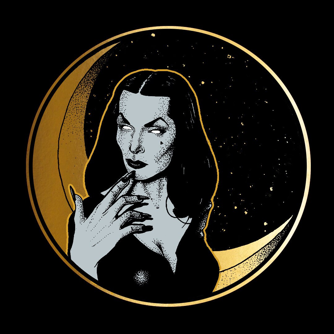 Vampira Print 8x8 - Etsy