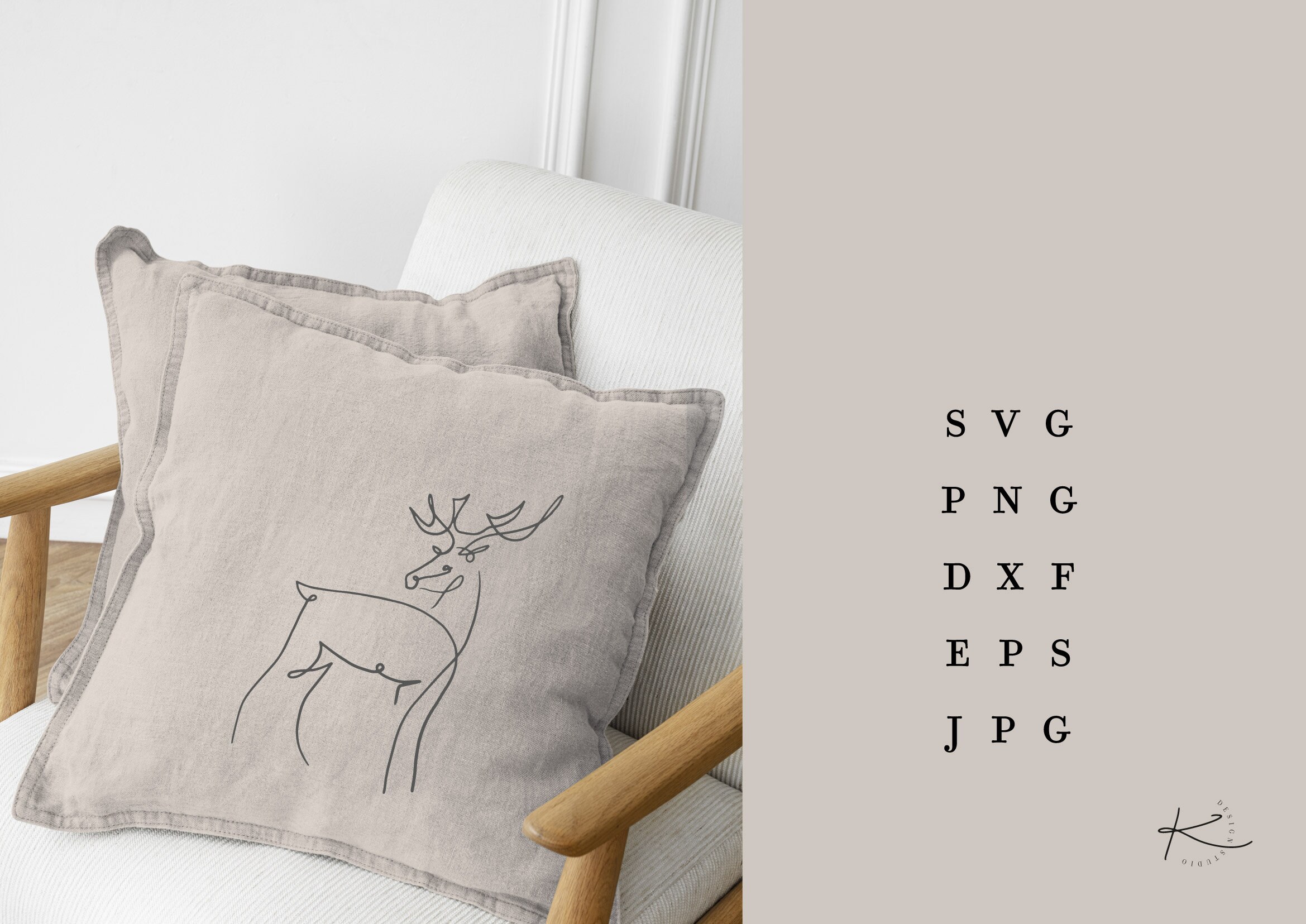 HIRSCH PLOTTERDATEI / svg png dxf jpg eps file bundle for - Etsy.de