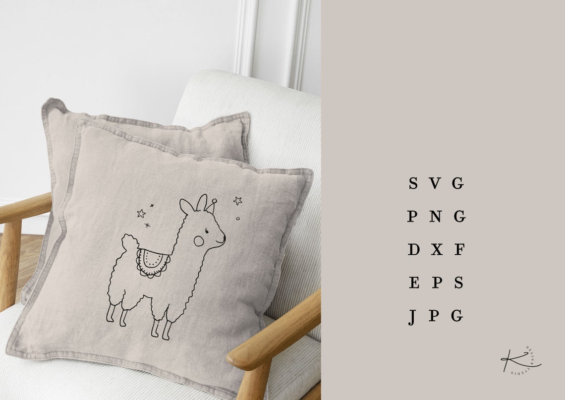 LAMA PLOTTERDATEI / svg png dxf jpg eps file bundle for - Etsy.de